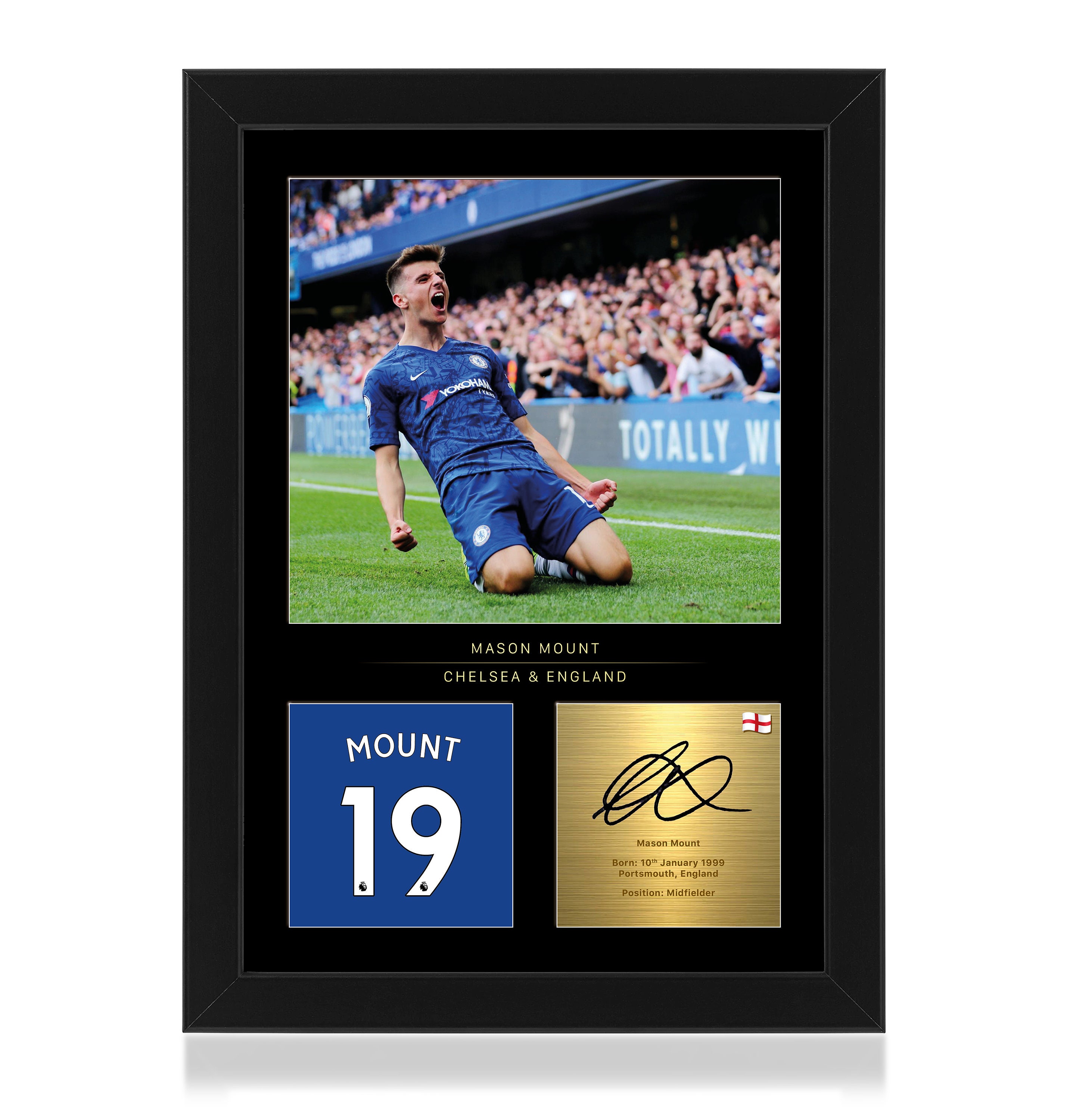 Mason Mount Framed Display Gift With Reproduced Digital Signature - Etsy