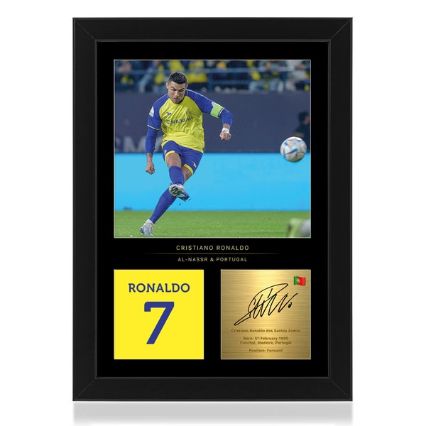 Ronaldo Signed Card - Etsy UK