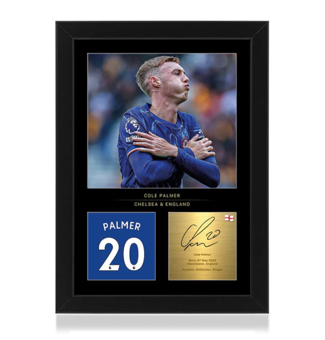 Cole Palmer Framed Display Gift With Reproduced Digital Signature - Etsy