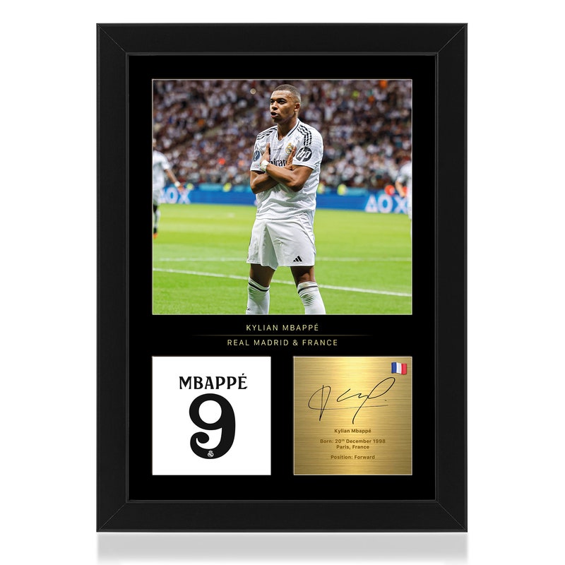 Kylian Mbappe Autograph - Etsy