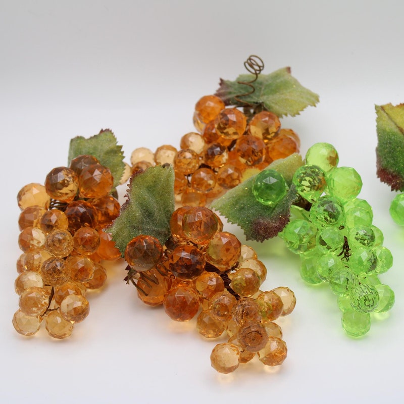Lucite Grapes - Etsy