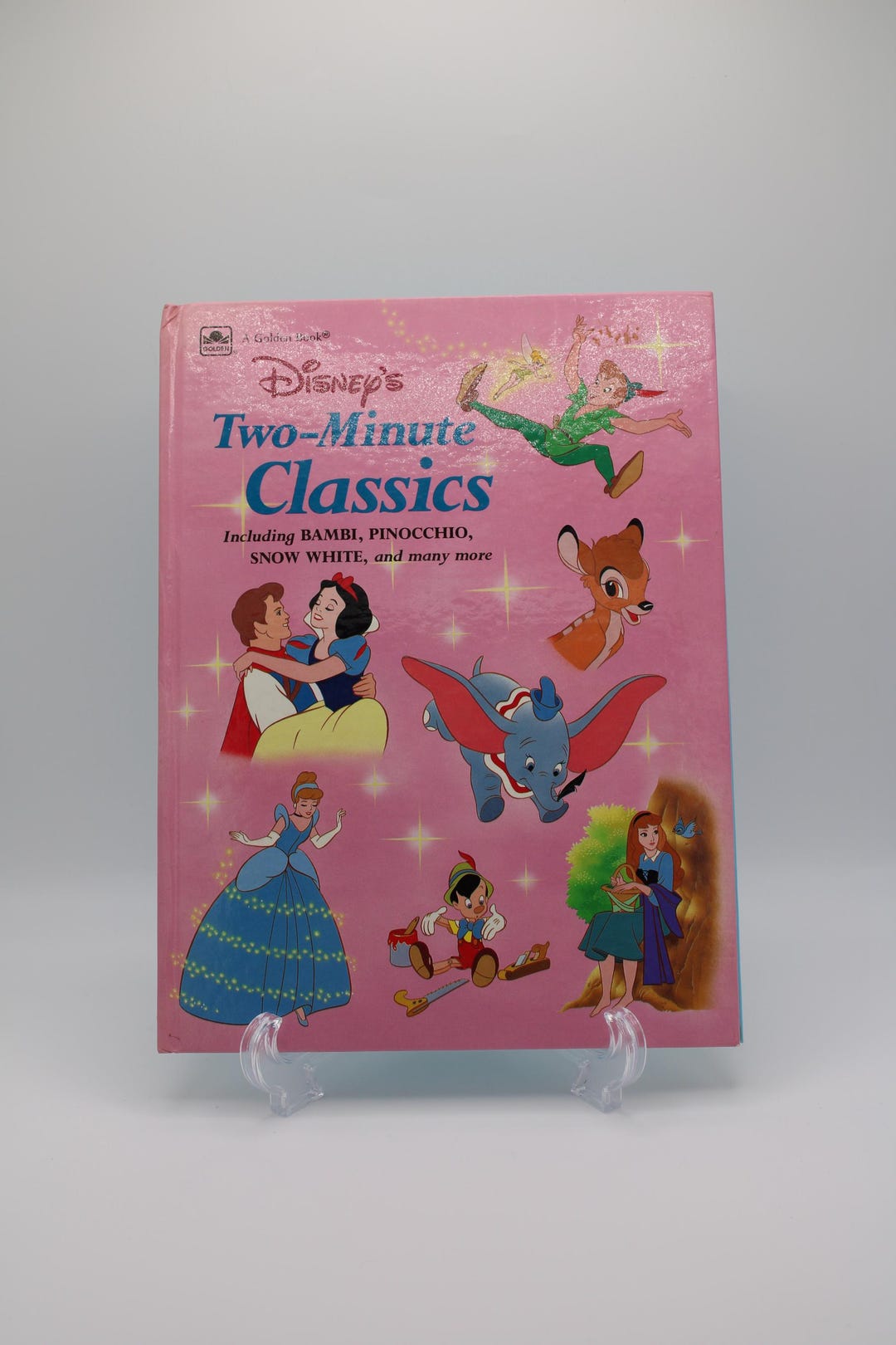 Vintage 1988 Disney's Two-minute Classics Bambi, Pinocchio, Snow White ...