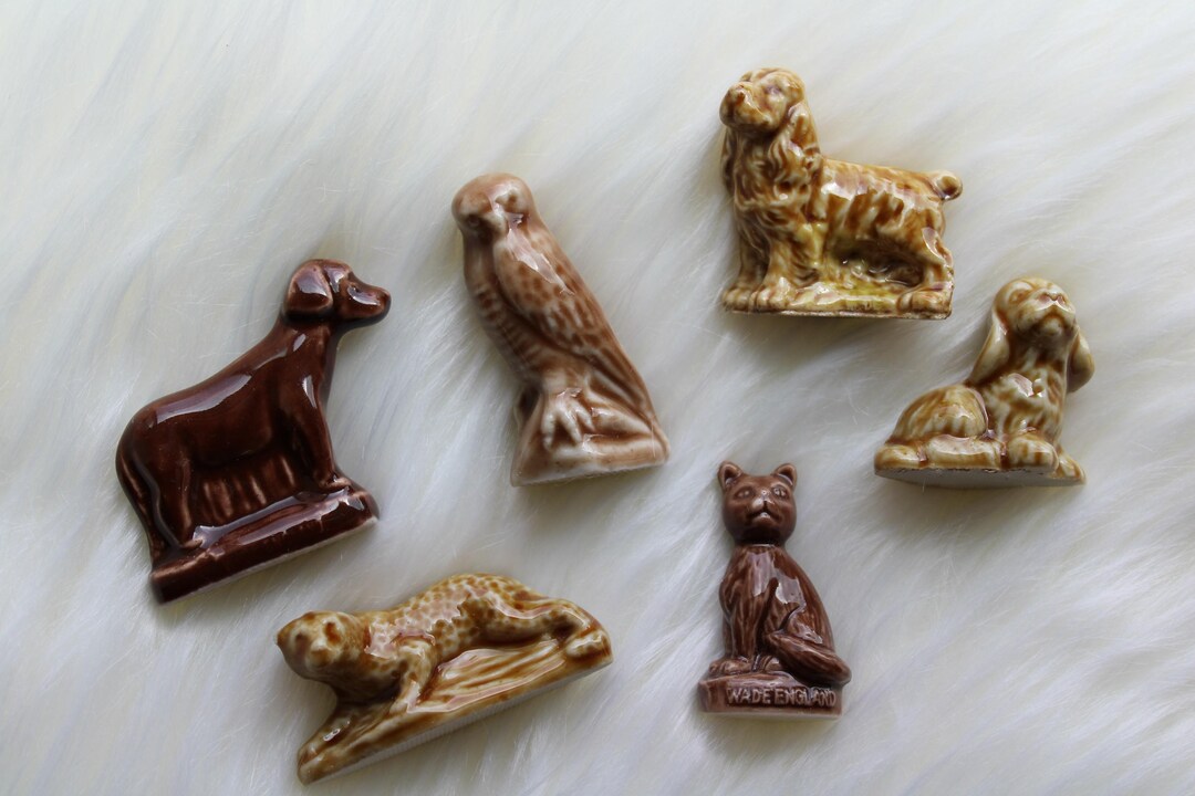 Vintage Wade Whimsies Red Rose Tea Ceramic Animal Figurines, Variety - Etsy