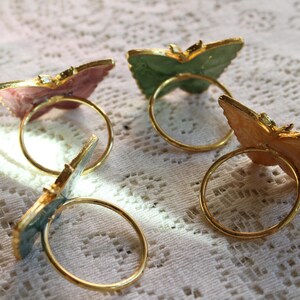 Vintage Lenox Butterfly Meadow Pastel Napkin Rings, Set of 4 - Etsy