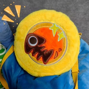 Splatoon Round Plush Salmon Fish Eggs Ita Bag Ita Bag Clear Vinyl ...