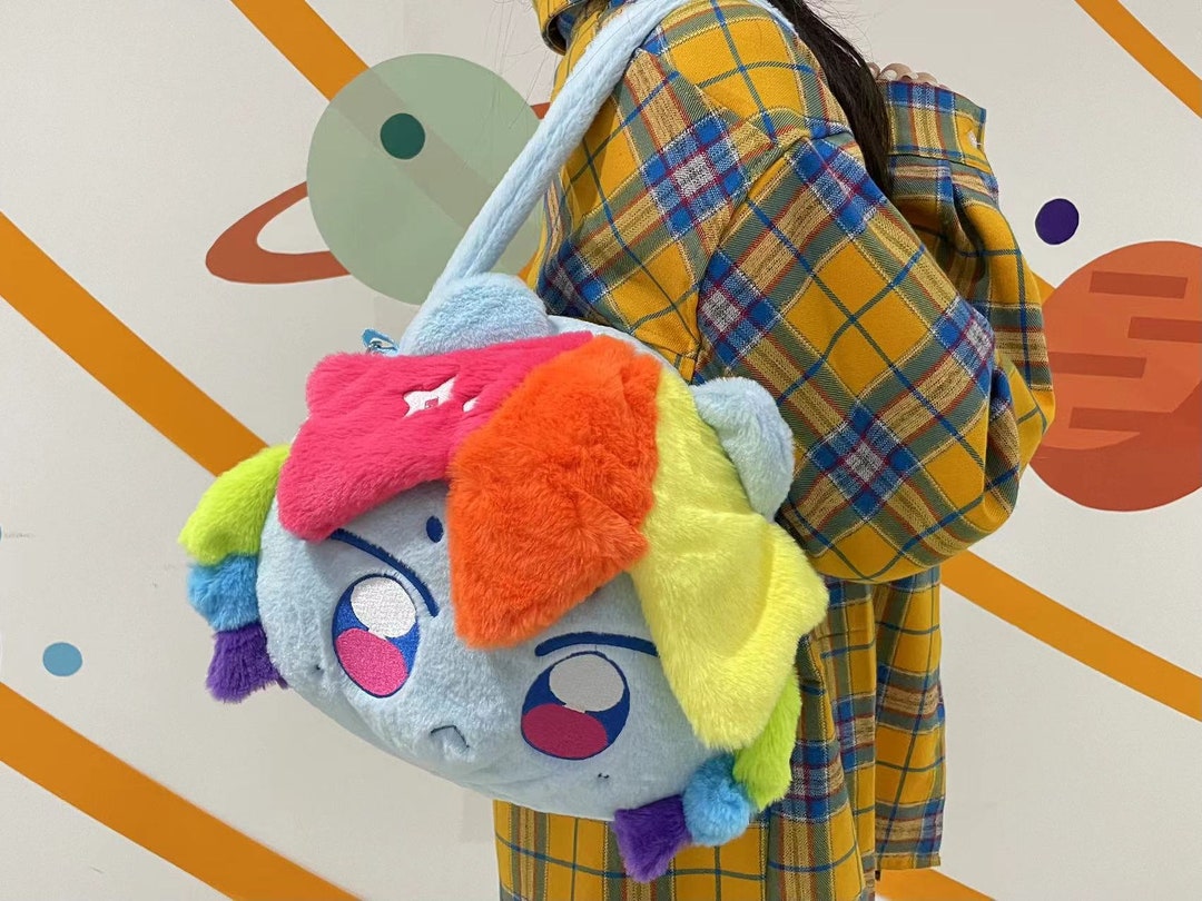 Rainbow Dash Ita Bag My Little Pony Bag Clear Vinyl Display Window - Etsy