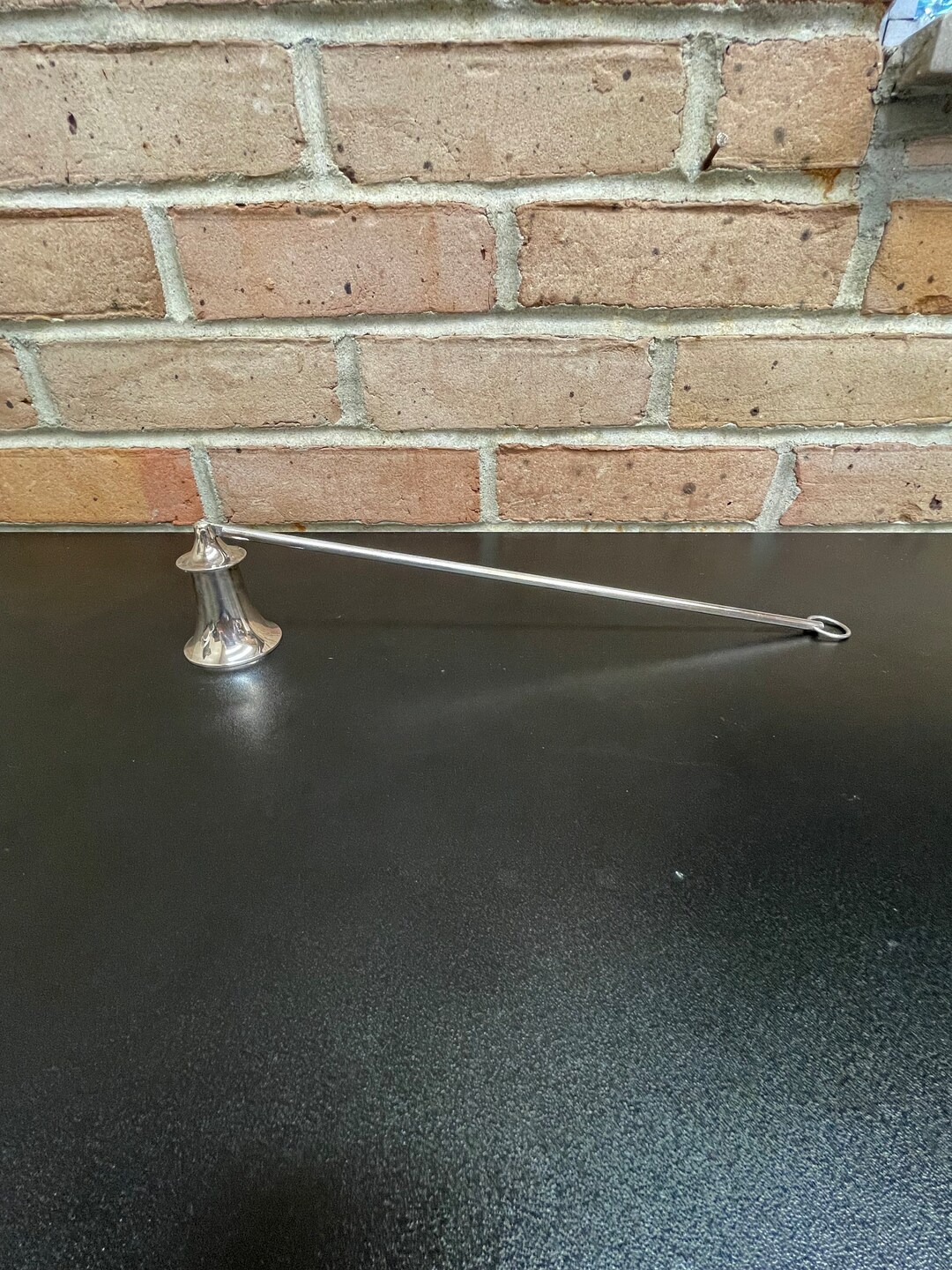 Vintage Silver Plated Hanging Candle Snuffer Hinged Snuffer Sits on ...
