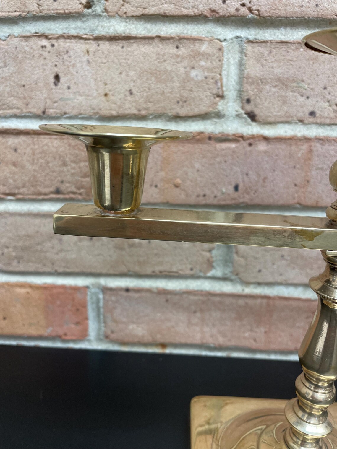 Vintage Brass Candelabra 3 Light Candle Holder for Taper Candles ...