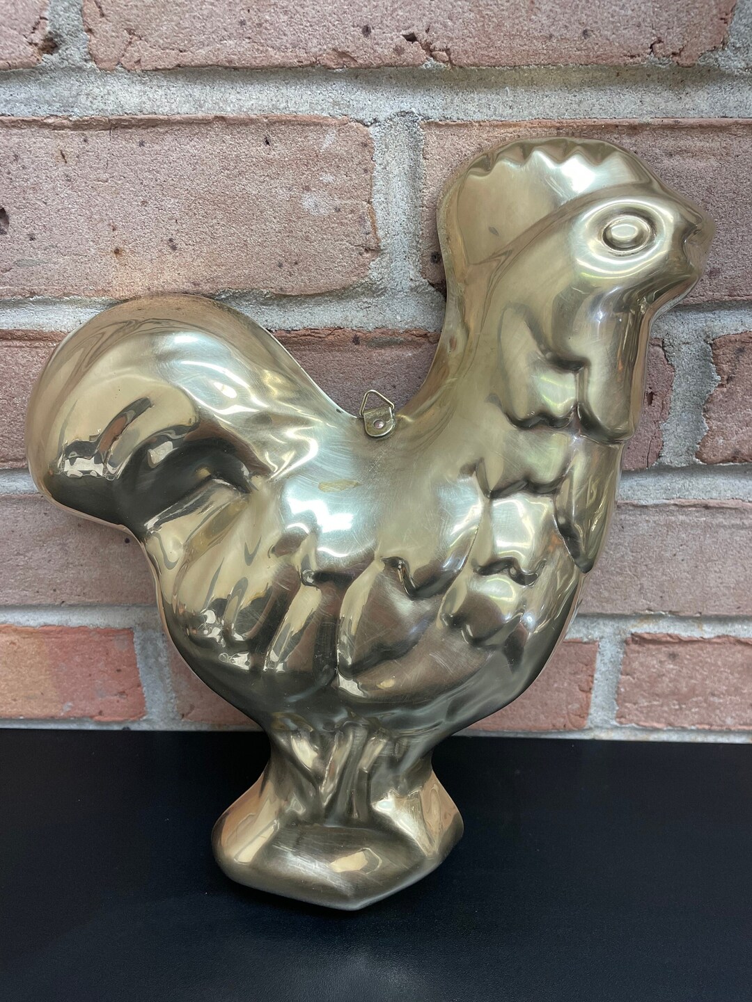 Vintage Brass Rooster Mold by Benjamin Medwin Douro Brass Korea Rare ...
