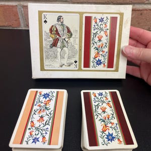 Vintage Playing Cards 2 Complete Decks Trajes Franceses 1850 French ...
