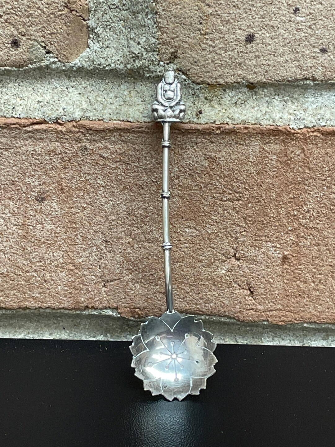 Vintage Sterling Silver Spoon Japanese Sugar Tea Spoon With Sitting ...
