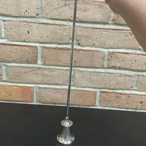 Vintage Silver Plated Hanging Candle Snuffer Hinged Snuffer Sits on ...