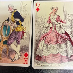 Vintage Playing Cards 2 Complete Decks Trajes Franceses 1850 French ...
