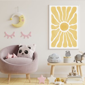 Sunshine Nursery, Sunshine Printable, Watercolor Sun, Sun Printable Art ...