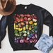 Unisex Rainbow Fruit and Vegetable Crewneck Sweatshirt, Fruit and ...