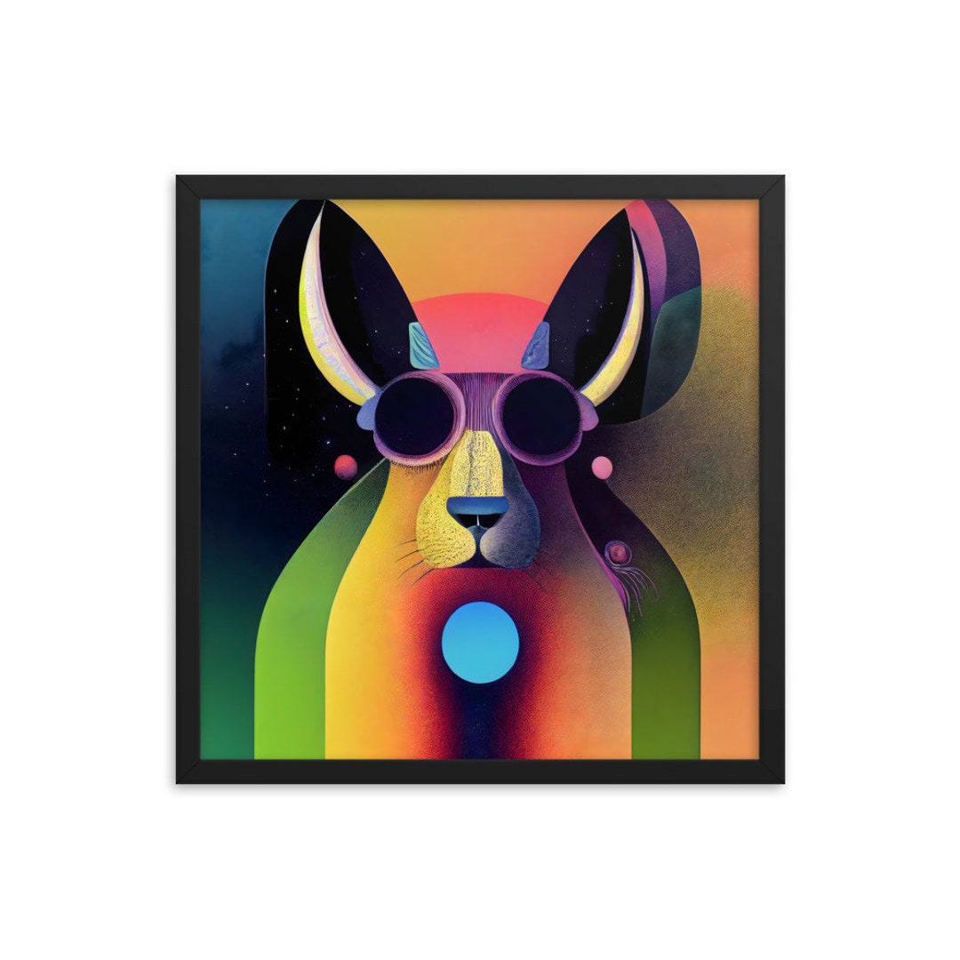 Psychonaut Psychedelic, Trippy, Animal Art Print/poster Unique Design ...
