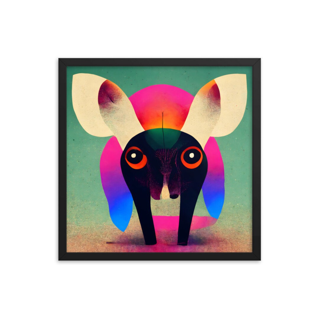 Floppy Trotter Psychedelic, Trippy, Animal Art Print/poster Unique ...