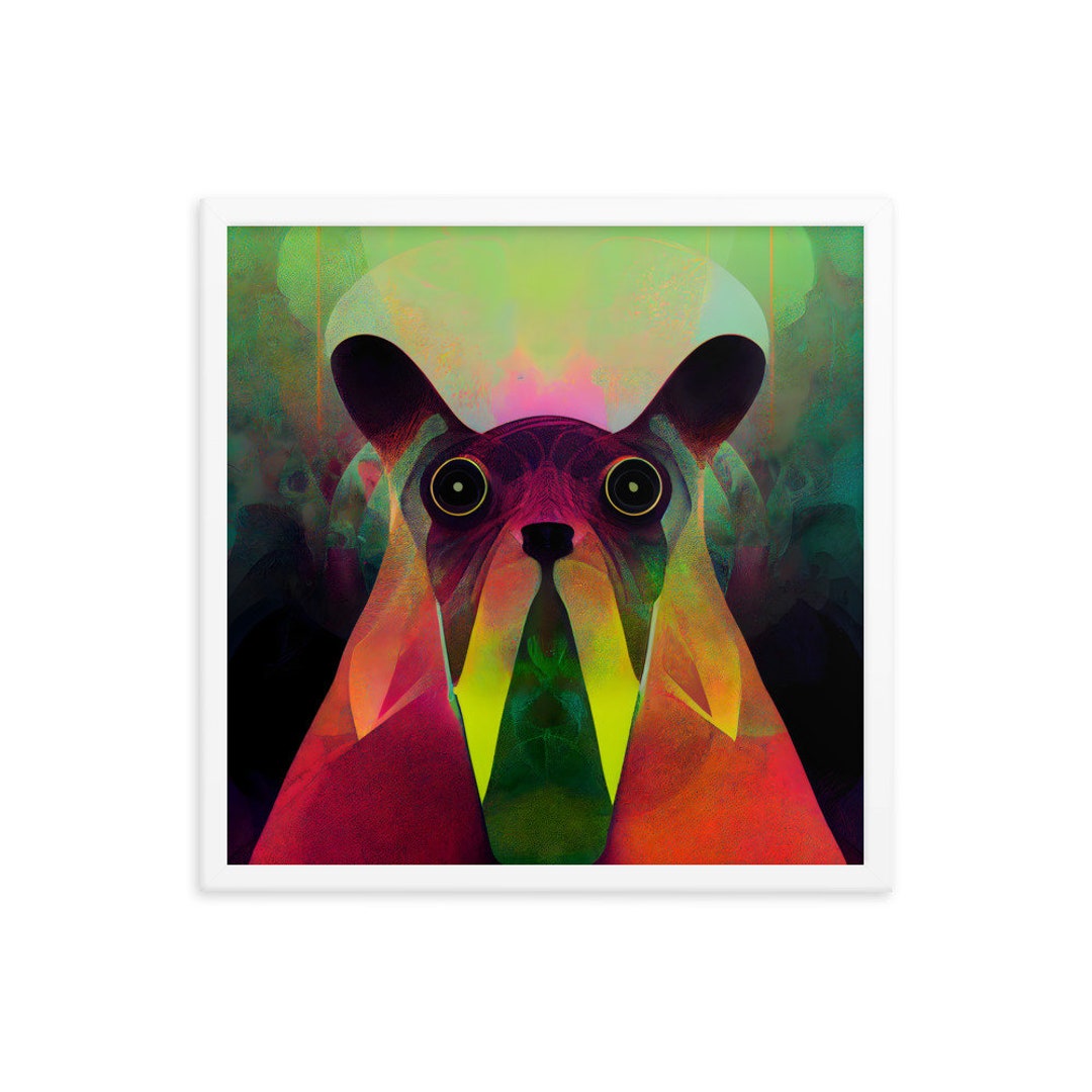 Cyberpunk Bear Sleuth 2 Psychedelic Trippy Animal Art - Etsy