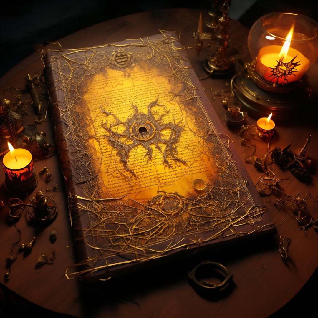 Dnd, Call of Cthulhu, RPG Gaming Asset, Ancient Evil Necronomicon Book ...