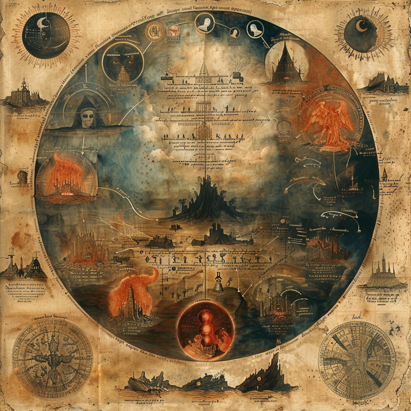 Cosmology, Dnd, Call of Cthulhu, RPG Gaming Asset, Ancient Evil Book ...