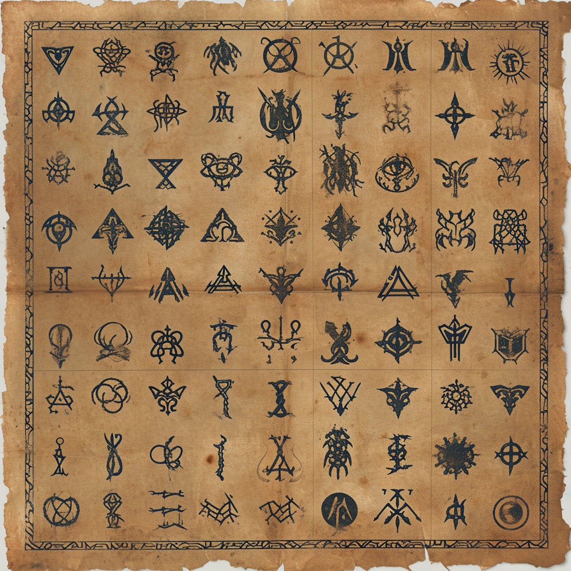 Arcane Runes Digital Art, RPG Gaming Asset (digital Download) - Etsy