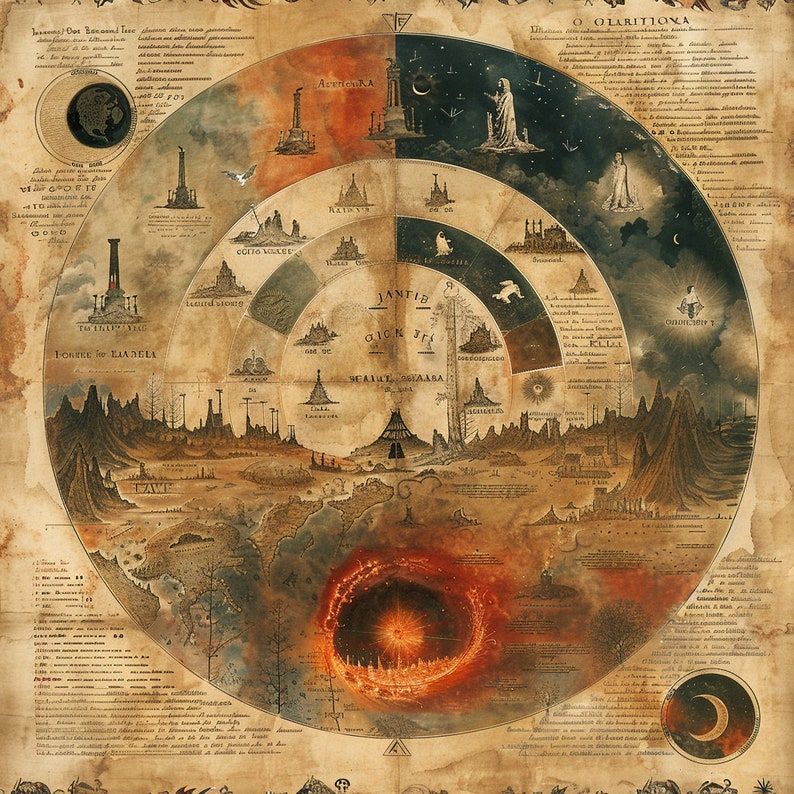 Cosmology, Dnd, Call of Cthulhu, RPG Gaming Asset, Ancient Evil Book ...