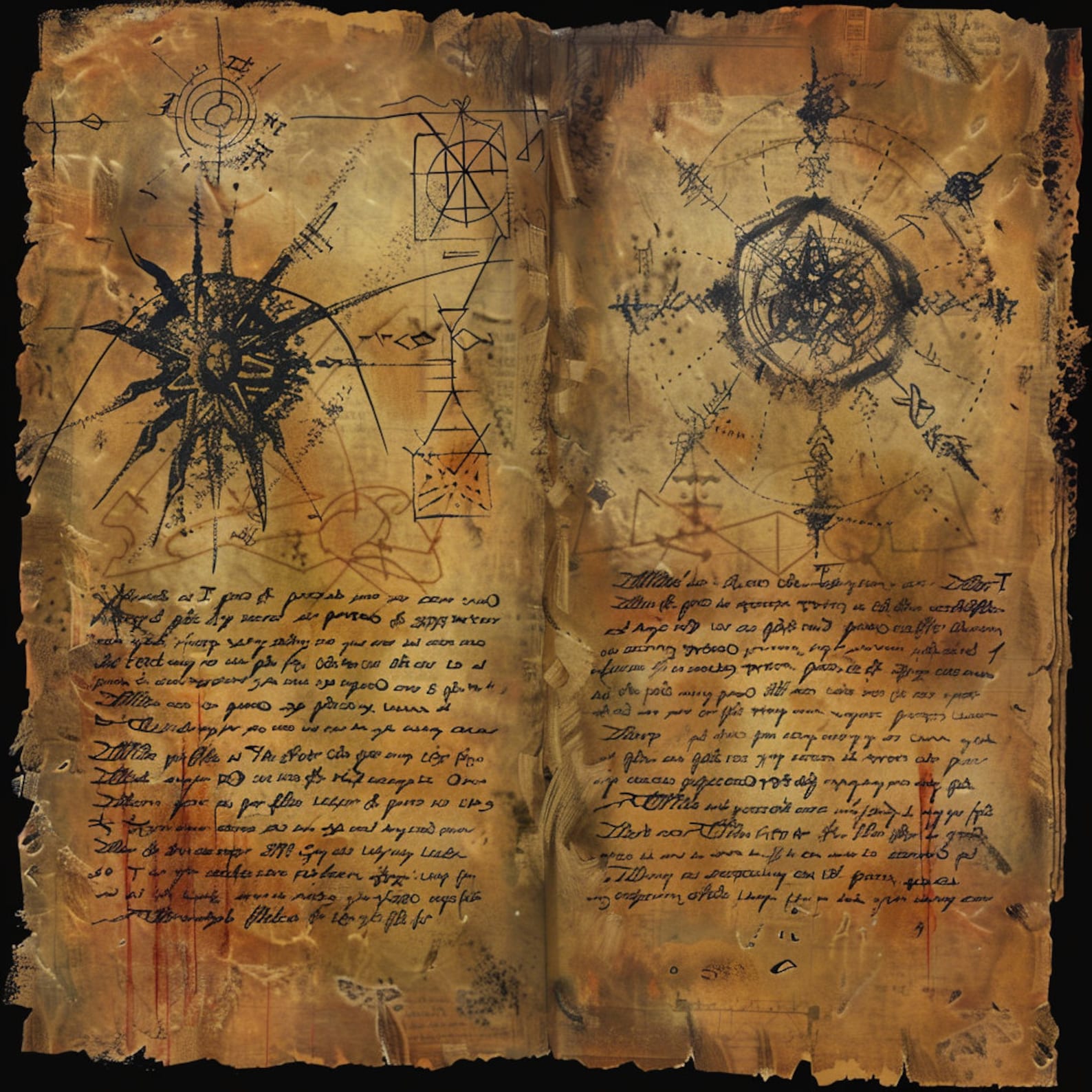 Book of Runic Magic, Dnd, Call of Cthulhu, RPG Gaming Asset, Ancient ...