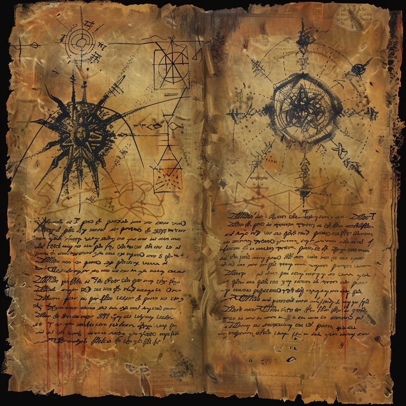 Book of Runic Magic, Dnd, Call of Cthulhu, RPG Gaming Asset, Ancient ...