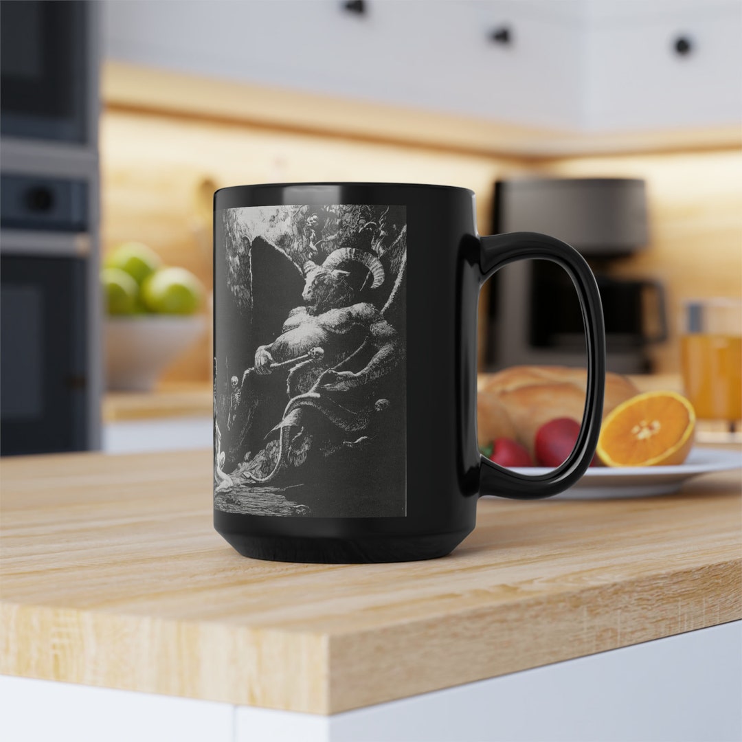 Old School Dnd the Master of Undeath Black Mug, 15oz - Etsy