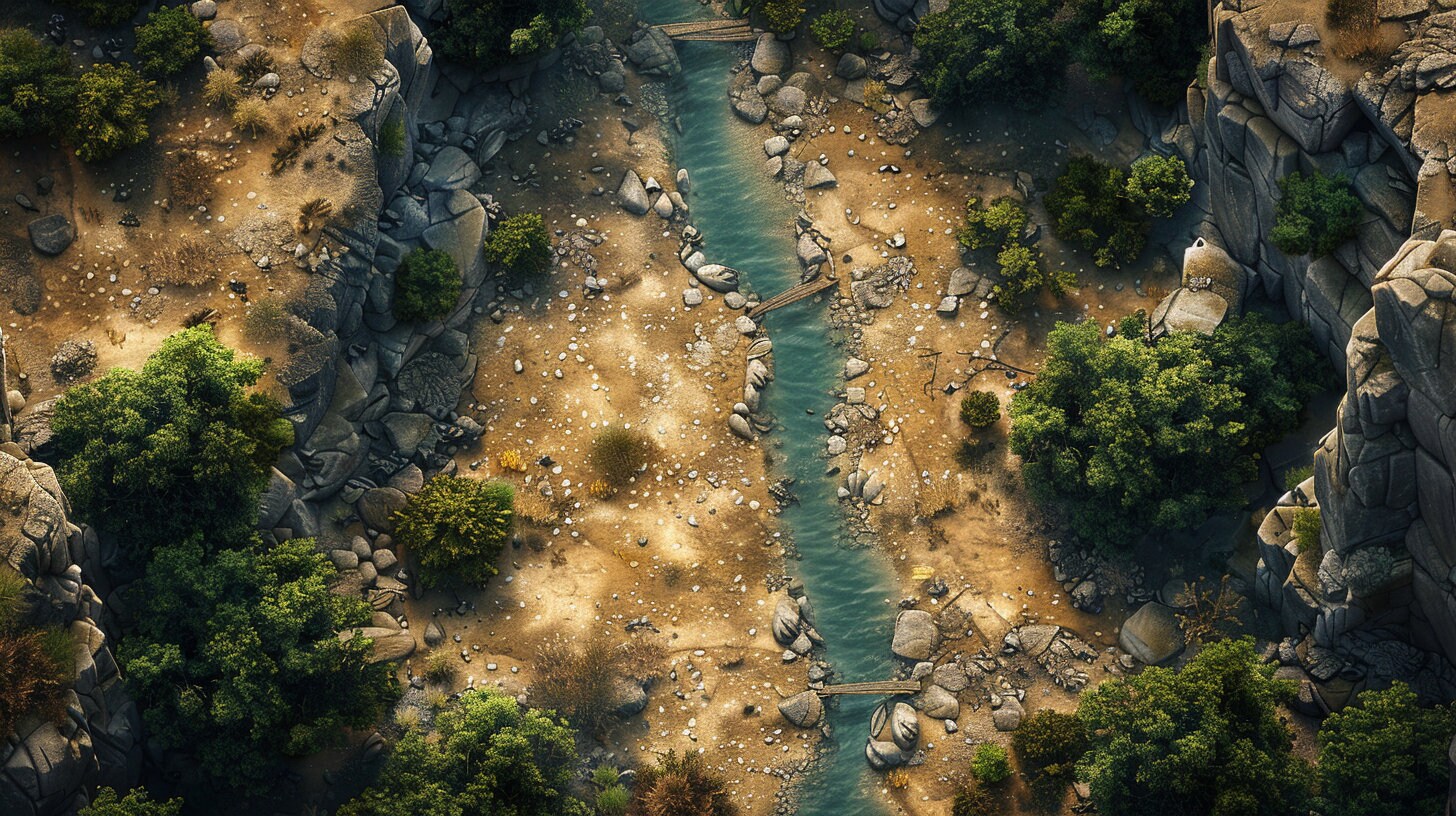 Battle Map Series: RPG Assorted Rivers and Creeks Maps Dnd Pathfinder ...