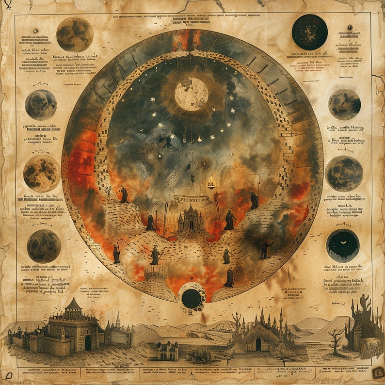 Cosmology, Dnd, Call of Cthulhu, RPG Gaming Asset, Ancient Evil Book ...