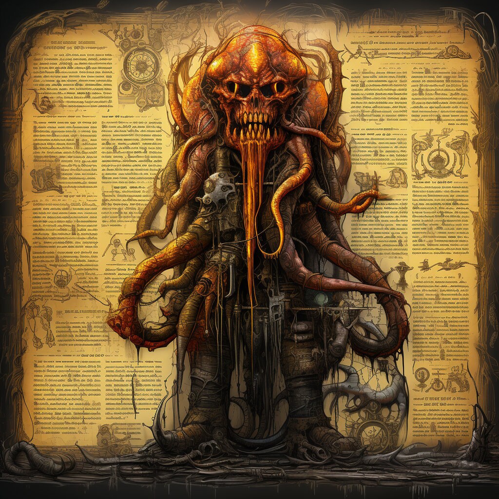 Dnd, Call of Cthulhu, RPG Gaming Asset, Ancient Evil Necronomicon Book ...