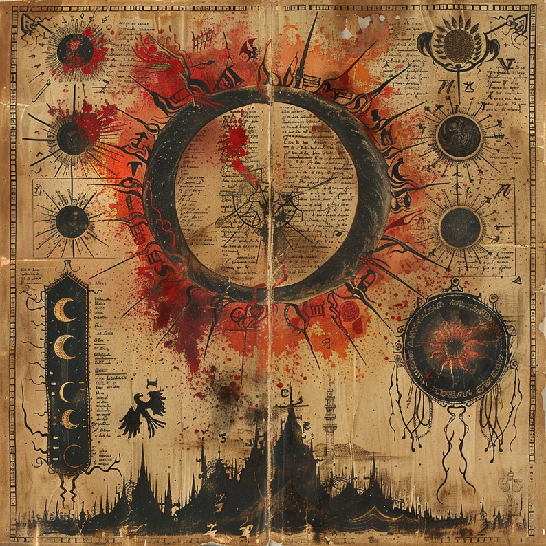 Dark Signs, Dnd, Call of Cthulhu, RPG Gaming Asset, Ancient Evil Book ...