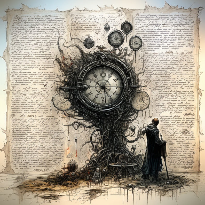 Necromantic Text Pages, Ancient Evil RPG Gaming Asset (digital Download ...