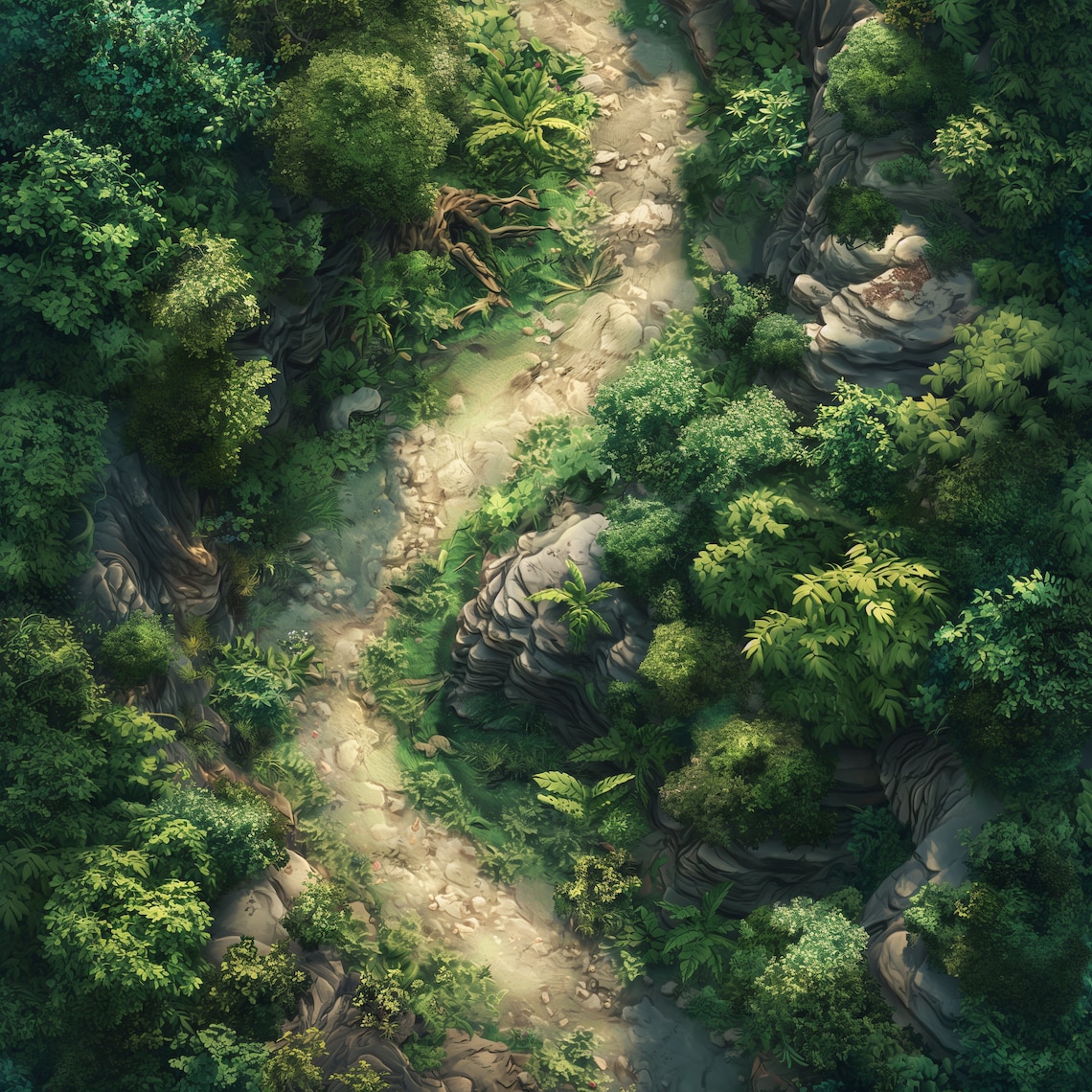 Battlemap Series: RPG Assorted Forest Maps Dnd Pathfinder or Any TTRPG ...