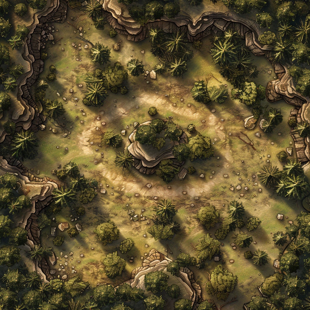 Battlemap Series: RPG Assorted Wilderness Maps Dnd Pathfinder or Any ...