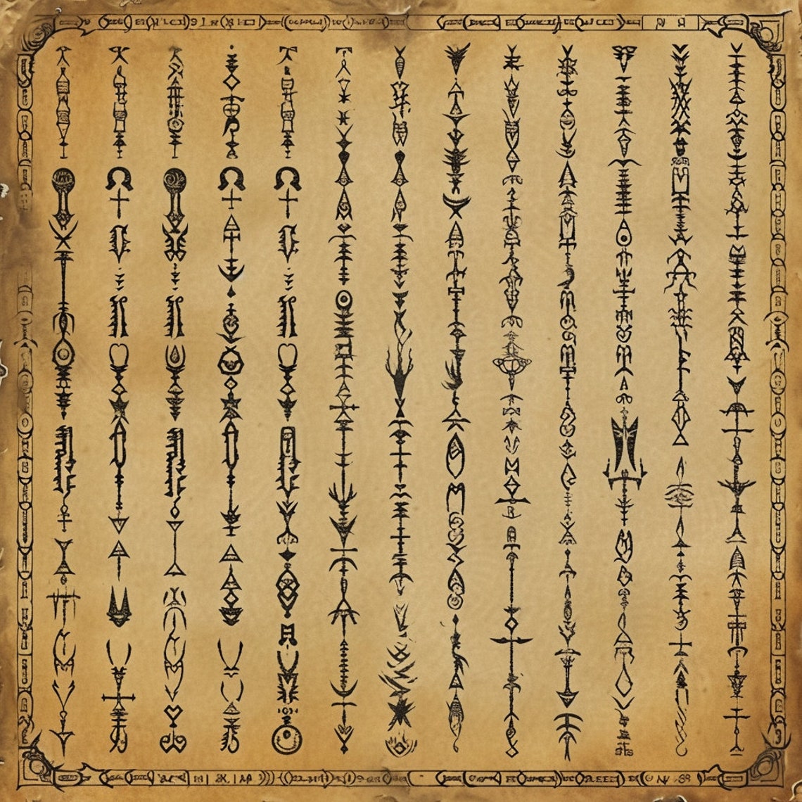 Arcane Runes Digital Art, RPG Gaming Asset (digital Download) - Etsy