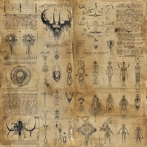 Evil Runes, Digital Art, Dnd, Call of Cthulhu, RPG Gaming Asset, More ...