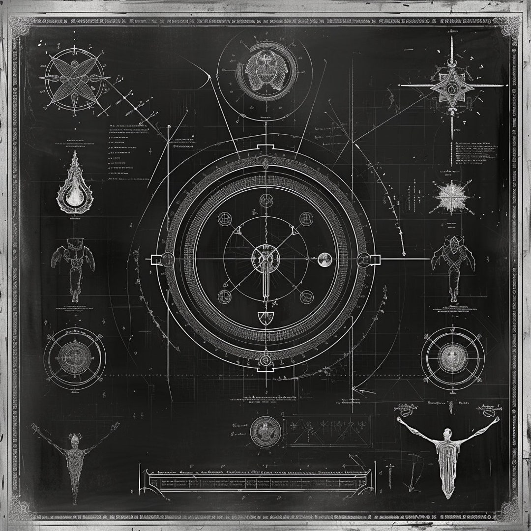 Digital Art, Dnd, Call of Cthulhu, RPG Gaming Asset, Circles of Magic ...