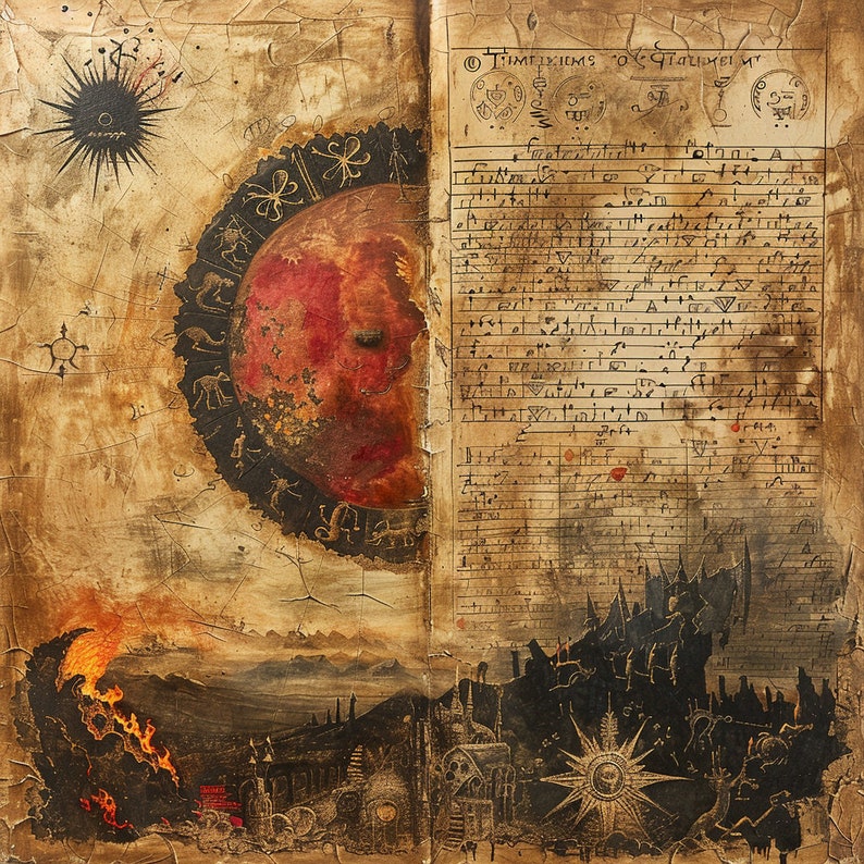 Dark Signs, Dnd, Call of Cthulhu, RPG Gaming Asset, Ancient Evil Book ...