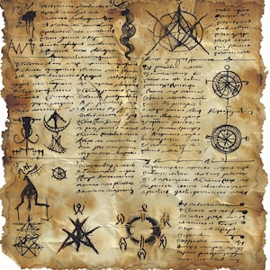Book of Runic Magic, Dnd, Call of Cthulhu, RPG Gaming Asset, Ancient ...