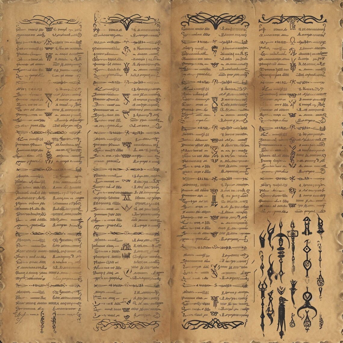 Arcane Runes Digital Art, RPG Gaming Asset (digital Download) - Etsy