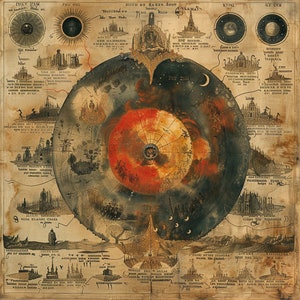 Cosmology, Dnd, Call of Cthulhu, RPG Gaming Asset, Ancient Evil Book ...