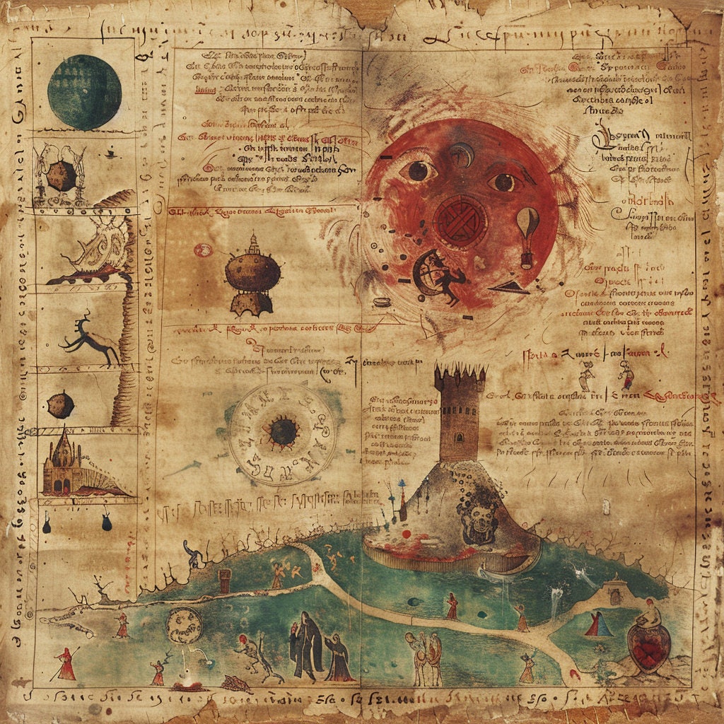 Ancient Evil Book Pages, Horror RPG Gaming Asset (16 Images) - Etsy