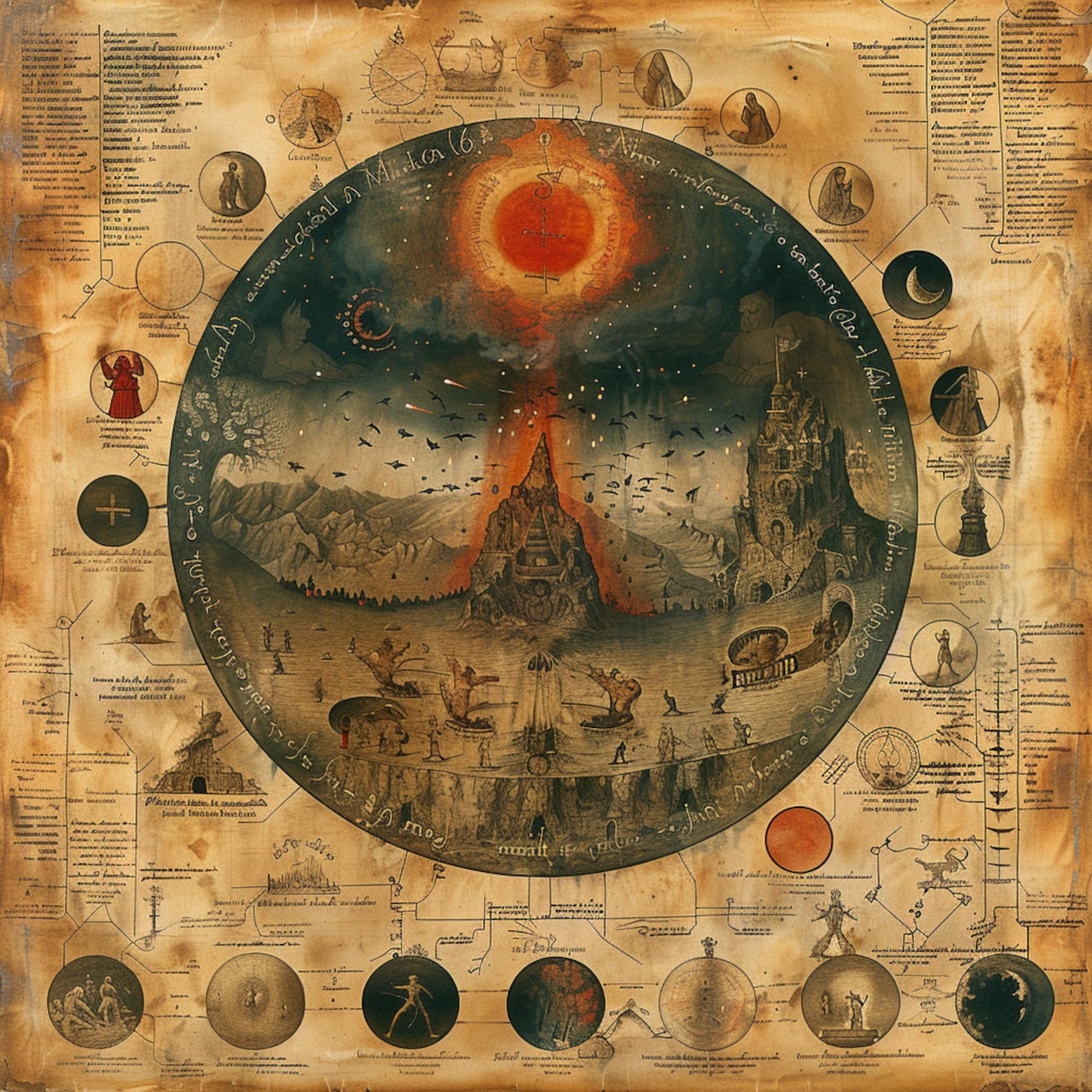 Cosmology, Dnd, Call of Cthulhu, RPG Gaming Asset, Ancient Evil Book ...