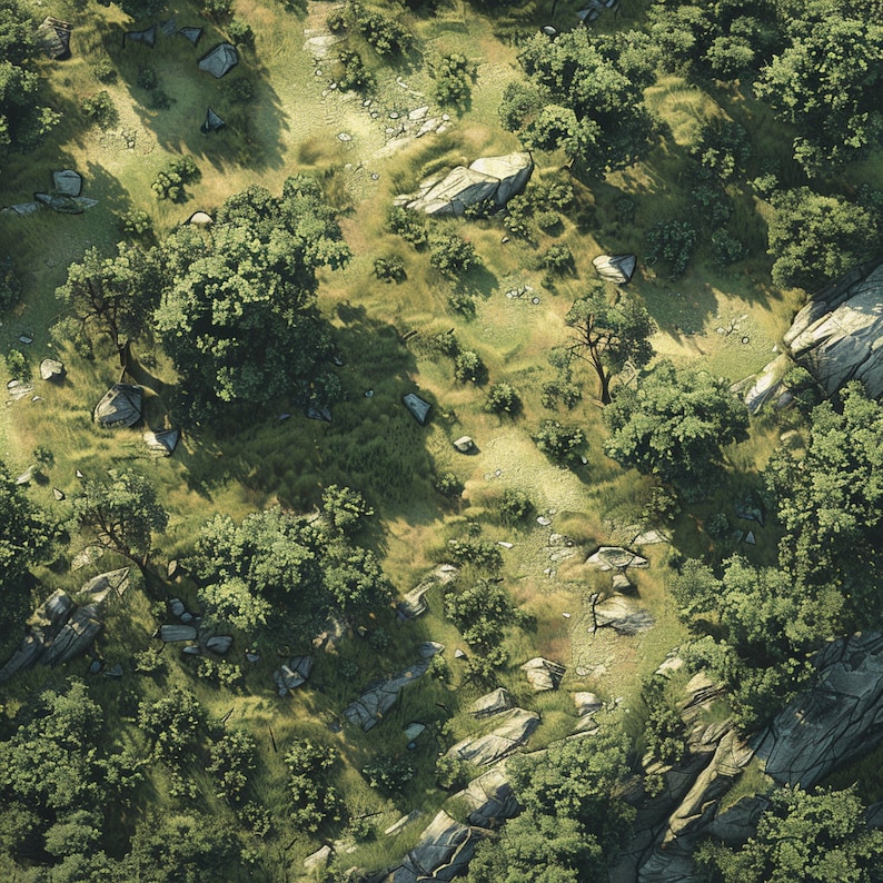 Battlemap Series: RPG Assorted Wilderness Maps Dnd Pathfinder or Any ...