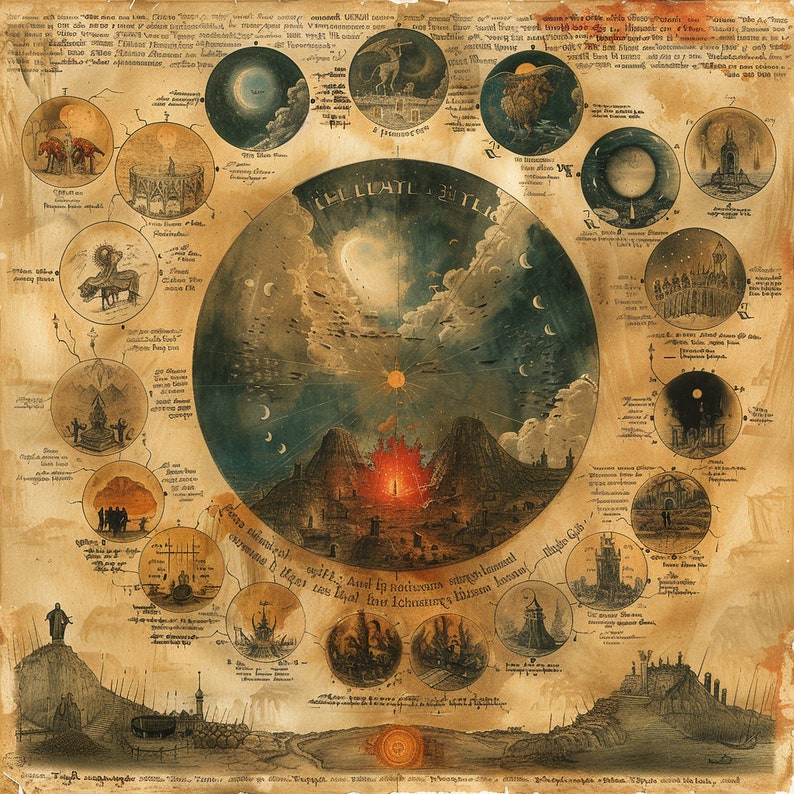 Cosmology, Dnd, Call of Cthulhu, RPG Gaming Asset, Ancient Evil Book ...