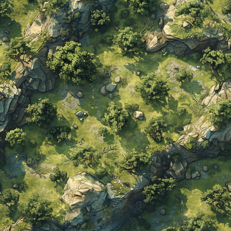 Map Serie: RPG Assorted Wilderness Maps DnD Pathfinder oder ein ...