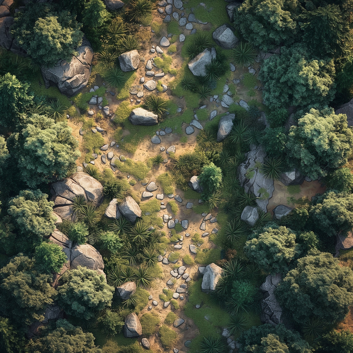 Battlemap Series: RPG Assorted Forest Maps Dnd Pathfinder or Any TTRPG ...