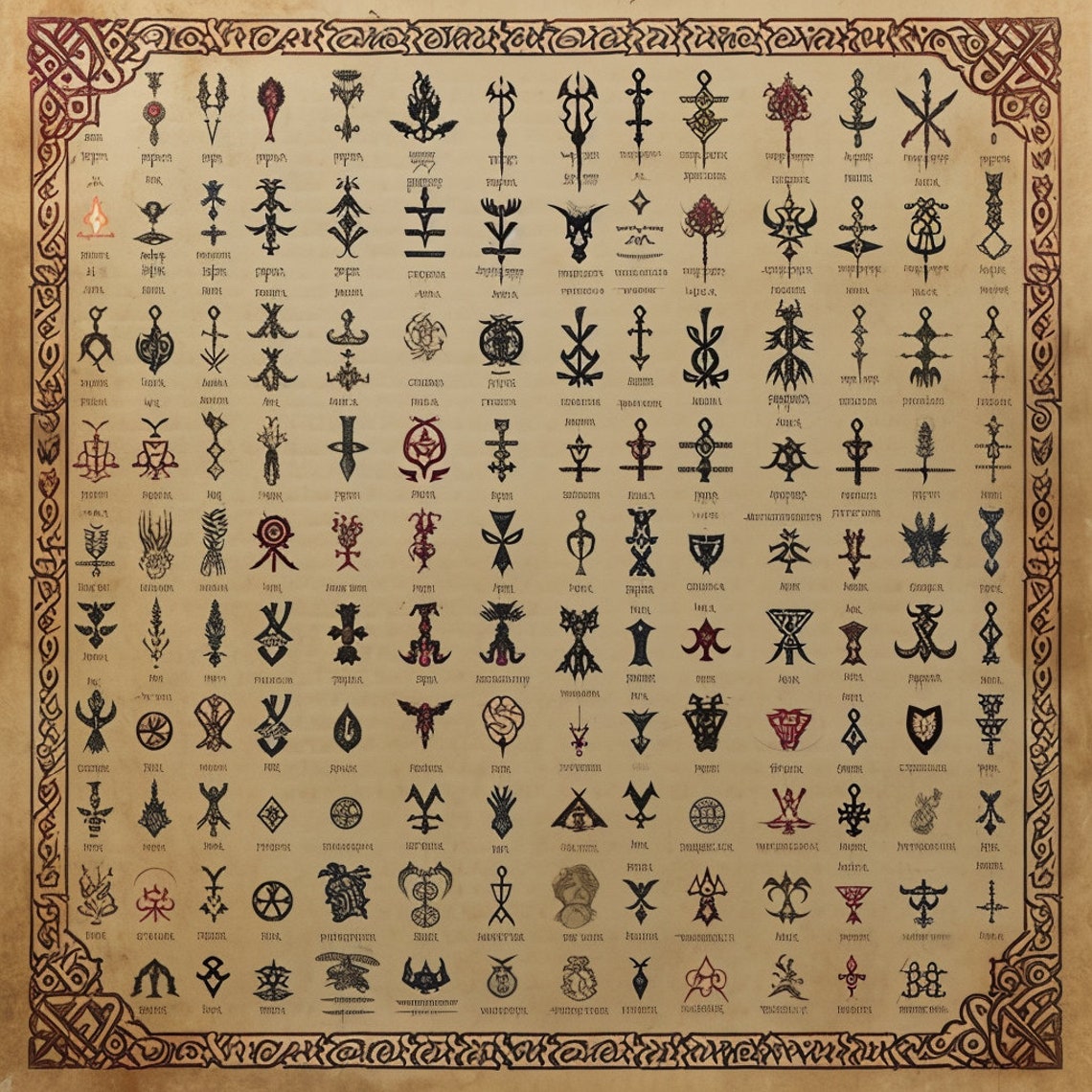 Arcane Runes Digital Art, RPG Gaming Asset (digital Download) - Etsy